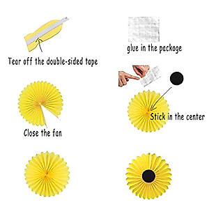 CHRORINE Sunflower Party Decorations, Sunflower Birthday Party Baby Shower Bridal Shower Wedding Decorations, Baby Shower Birthday Party Supplies