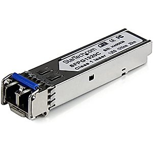 StarTech.com Cisco GLC-LH-SMD Compatible SFP Module - 1000BASE-LH - 1GbE Single Mode Fiber SMF Optic Transceiver - 1GE Gigabit Ethernet SFP - LC 20km - 1310nm - DDM Cisco Firepower (SFPG1320C)