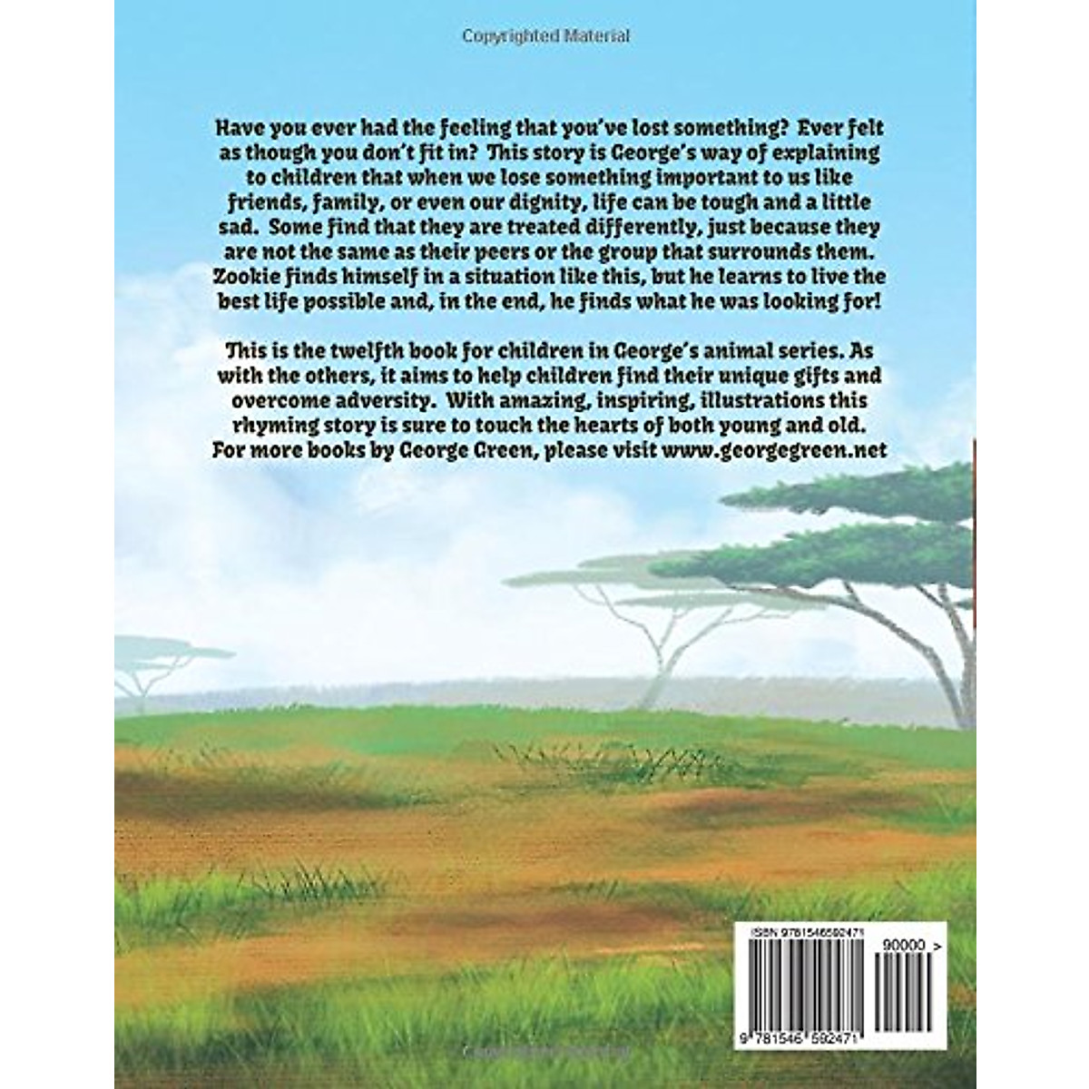 Zookie the Zebra Who Lost His Stripes