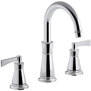 KOHLER T45849-4-CP Archer Deck-Mount Bath Faucet Trim, Polished Chrome