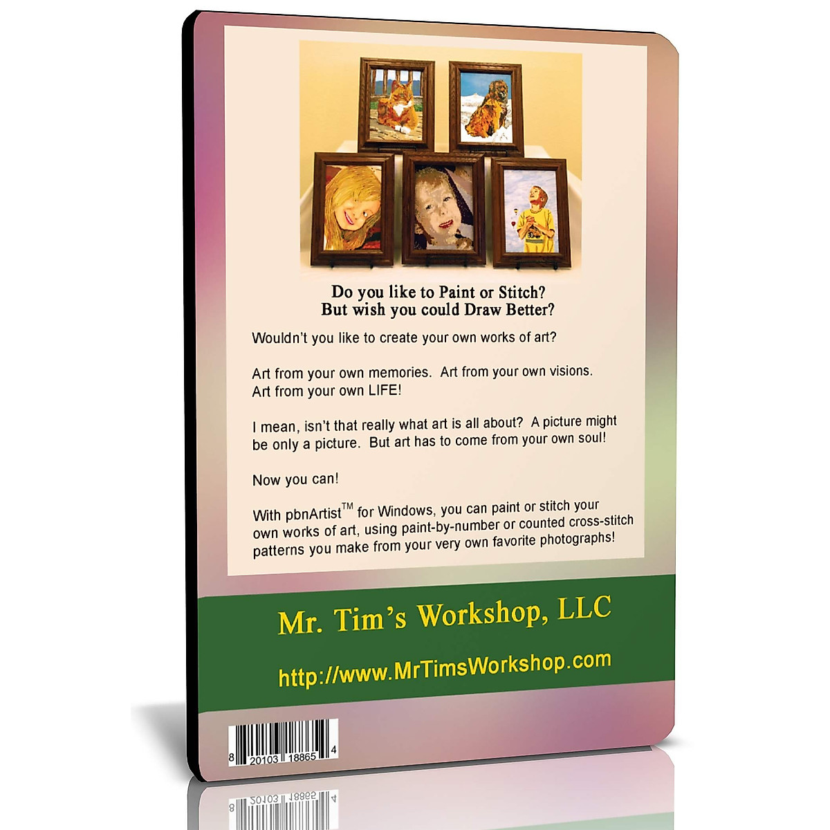 pbnArtist Advanced for Windows - Create Paint By Numbers, Cross Stitch and Coloring Pages from your Favorite Photographs