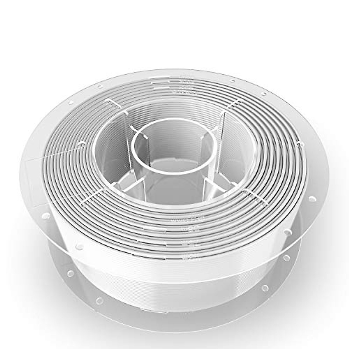 SainSmart PRO-3 Tangle-Free Premium 1.75mm PLA 3D Printer Filament for Ender-3, White PLA, 2.2 LBS (1KG) Spool, Dimensional Accuracy +/- 0.02mm