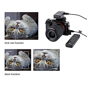 JJC RMT-VP1K Wireless Remote Control for Sony ZV-1 A7IV A7R V IV A7SIII A9 III FX30 FX3 A6000 A6100 A6300 A6400 A6600 RX100 VII FDR-AX33 AX43 AX53 AX100 AX700 HDR-CX405 CX440 CX455 CX675 CX900 & More