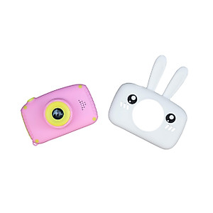 TVA Kidot Cute 20M Digital Camera with 1080 Video and Games , 32 GB SD Included (White)