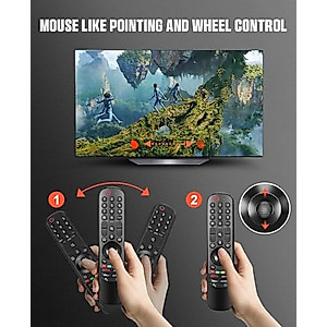 AZMKIMI Remote Control Replacement for LG MR22GA MR21GA Magic Smart TV LCD LED 3D HDTV Most 2021 2022 TVs Smart TVs (Voice Search)