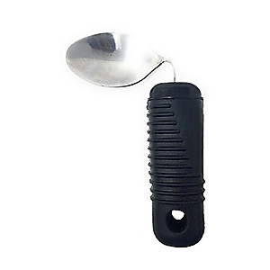 3 Piece Super Easy Grip Flatware Set - Bendable Built Up Utensils - Fork, Knife, and Spoon (Standard)