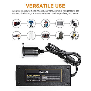 AstroAI Air Compressor and AstroAI AC to DC Converter 10A