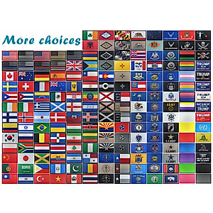 JBCD 2 Pack Ireland Shamrock Flag Patch Irish St. Patrick's Day Flags Tactical Patch Pride Flag Patch for Clothes Hat Patch Team Military Patch