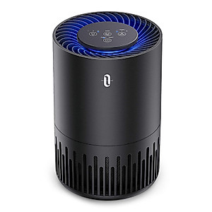 TaoTronics HEPA Air Purifier for Home, Allergens Smoke Pollen Pets Hair, Desktop Air Cleaner with True HEPA Filter, Sleep Mode, Night Light, Odors Dust, Bedroom Office