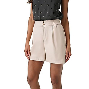 Karl Lagerfeld Paris Women's Everyday Fashion Sport Short, Bone, 12