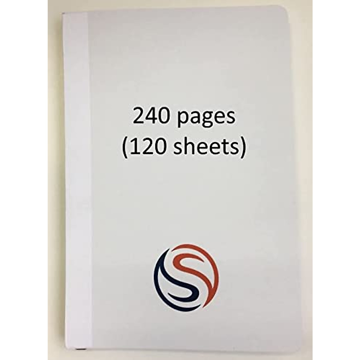 SOHOSPARK Lined Refill Writing Journals, 240 Numbered Pages, Lay Flat Binding