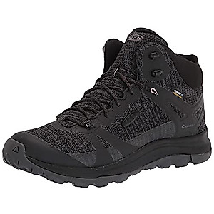KEEN Womens Terradora 2 Waterproof Mid Height Hiking Boot, Black/Magnet, 8.5 US