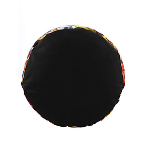 Super Mario Brothers Collapsible Nylon Gift Basket Bucket Tote Bag (One Size, Black/Multi)