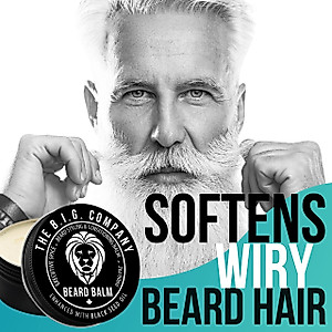 B.I.G. Company Beard Balm for Men - Light Weight Beard Wax with Good Hold, Styling, Control and Deep Conditioning of Beard Hair - Promotes Natural Beard Growth