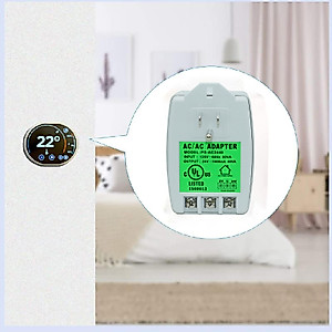 24VAC 40VA Plug in Doorbell Transformer Compatible with All of Doorbell Nest Ecobee Sensi and Honeywell Thermostat with UL Certificate