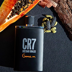 Cristiano Ronaldo CR7 Cristiano Ronaldo - Game On Men EDT Spray - Daily Use Woody Aromatic Fruity Fragrance Cologne With Blend of Apple,Lavender & Cedarwood - 1.7 oz
