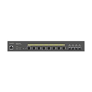EnGenius Cloud 10 Gigabit ECS5512FP 8-Port PoE++ Switch with 420W Budget, 4 SFP+ Uplink Ports