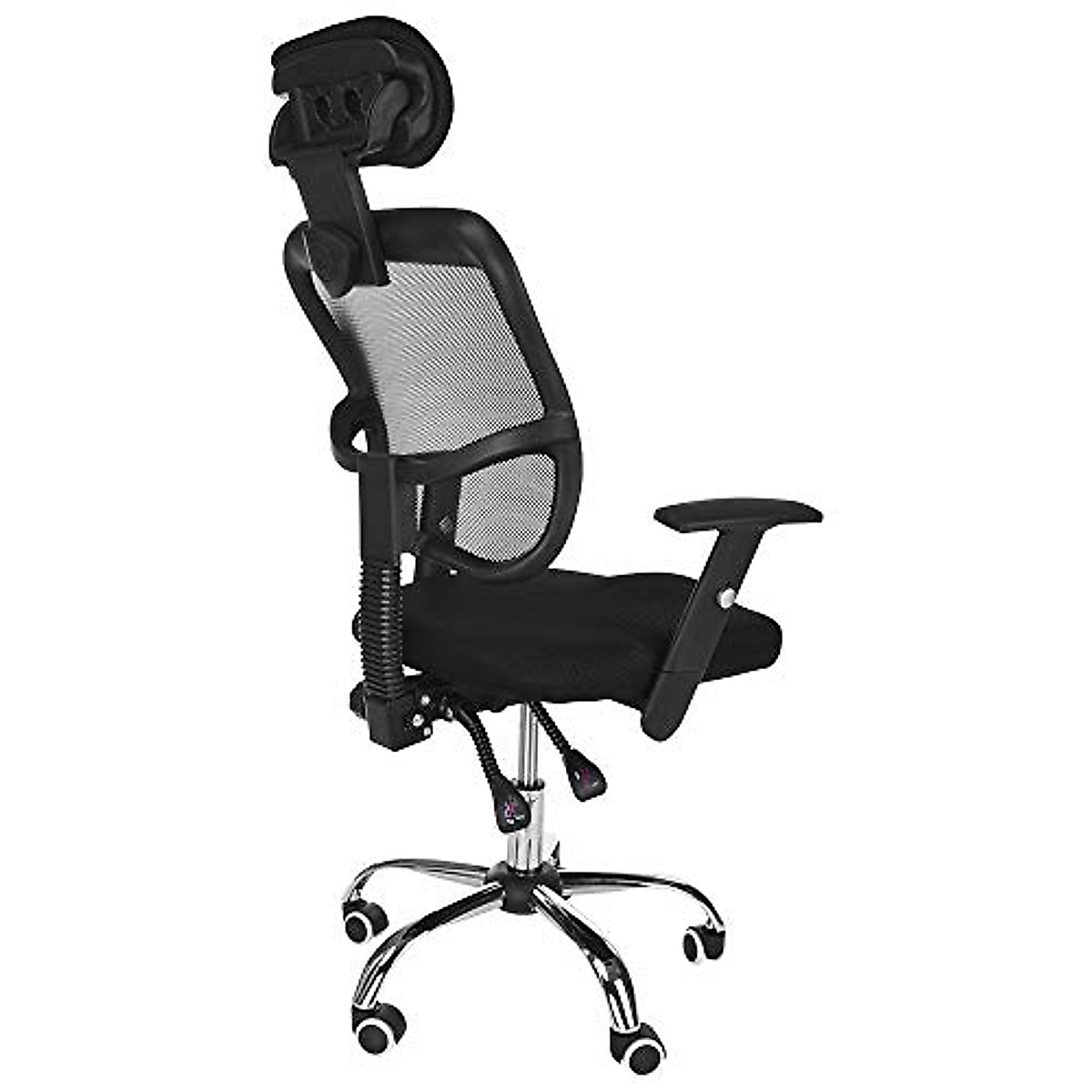 Executive Computer Office Home Task Adjustable Swivel Chair Stool with Arms,Breathable Mesh,Ergonomic Headrest and Lumbar Support(Ship from US!)
