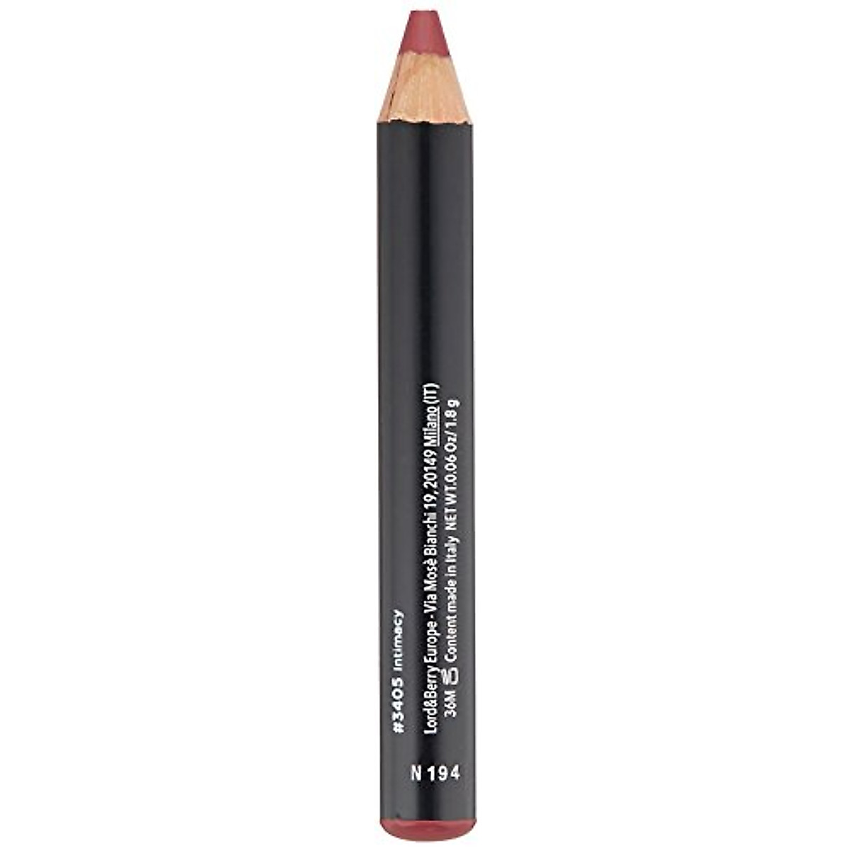 Lord & Berry 20100 MAXIMATTE Jumbo Crayon Lipstick, Hydrating Long Lasting Lip Stick Pencil With Vitamin E, Intimacy