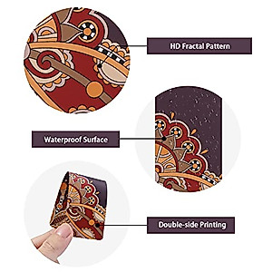 MWOOT 30Pcs Fractal Paper Bookmarks, Double-Sided Page Book Makers Kit for Kids Students School Office, Unique Creative Bookmark for Book Lovers Classroom Prizes Reading Supplies (15 Styles,15x4cm)