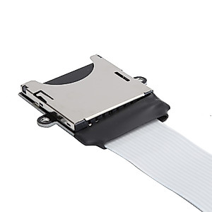 Memory Card Mount Kit, 3D Print Extension Memory Card Extender Adapter Mount Kit for Dreamcast Holder Gdemu, Effective Ventilation and Heat Dissipation(White)