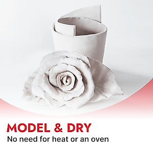 DAS Air-Hardening Modeling Clay - White Air Dry Clay 2.2lb Block - Pliable Air Clay for Sculpting and Coating - Easy to Use Air Dry Modeling Clay for All Ages - Molding Clay for Sculpting and More