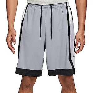 Nike Dri-FIT Elite Men's Basketball Shorts (Small, Cool Grey/Black/White)