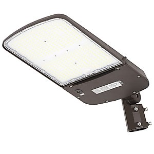 hykolity 240W/300W Switchable LED Parking Lot Light, 150LM/W 5000K LED Street Lighting with Photocell Sensor[750W-1000W HPS Equiv.] 100-277V, Commercial Slip Fitter Mount LED Shoebox Light