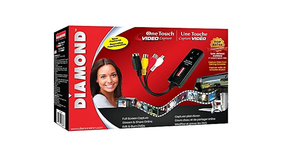 Diamond VC500SE VHS to Digital Converter for Windows & Mac