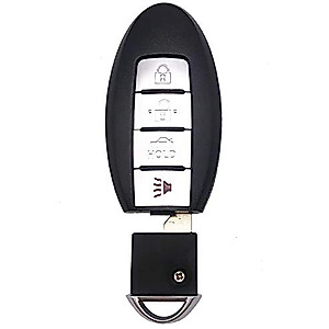 4 Buttons Replacement Key Fob Cover Case fit for Nissan Altima Maxima Murano Infiniti Q50 G37 Keyless Entry Key Fob Shell