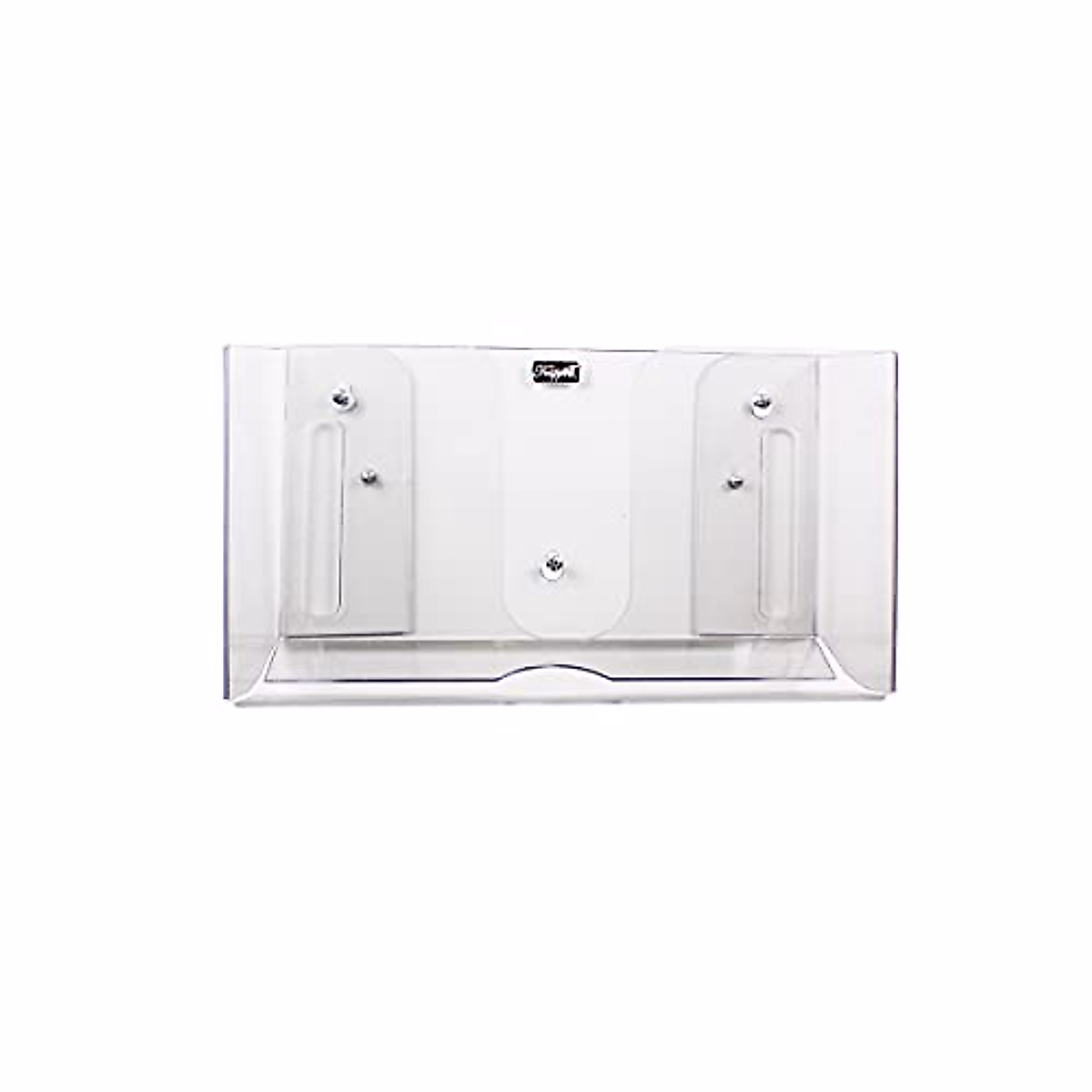 TrippNT 51912 Shatterproof Dual Dispensing Paper Towel Holder, Clear, PETG, 10 7/8 X 6 1/2 X 4 1/4 inches WHD