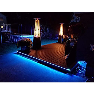 Heat Reflector Shield for Glass Tube Heater, 4-Sided Pyramid Patio Heater Replacement Top - Hole Distance 2 3/4 Inches