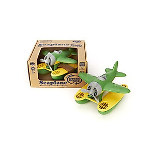 Green Toys Seaplane in Green Color - BPA Free, Phthalate Free Floatplane for Improving Pincers Grip. Toys and Games ,9 x 9.5 x 6 inches