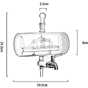 Decanter Whiskey Decanter Wine Decanter Whisky Glasses Decanter Set Of 4 Whiskey Stones And Glass Gift Set Decanter Set Crystal Decanter Ships Decanter Wine Decanters And Carafes Whiskey Wood Stand Fo