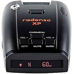 Radenso XP Radar Detector with Less False Alerts, Long Range, USA Technical Support, GPS Lockouts