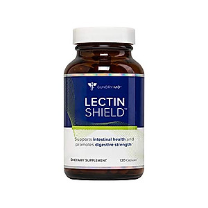 Gundry MD® Lectin Shield™ Intestinal Health Support and Digestive Strength Supplement, 120 Count