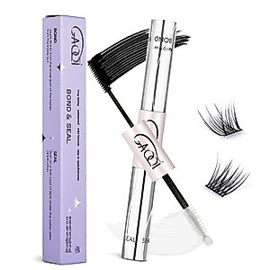 GAQQI Lash Clusters, Eyelash Clusters C Curl Cluster Lashes 120pcs 10-16mm Mixed Length, Wispy Cluster Eyelash Extensions Natural Individual Lashes