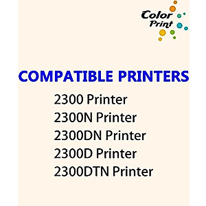 12-Pack ColorPrint Compatible 10A 2610A Toner Cartridge Replacement for HP Q2610A Q2610 Used for Laser Jet 2300N 2300D 2300 2300L 2300DN 2300DTN Printers