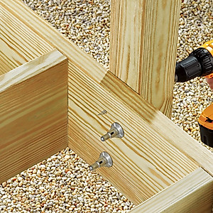 FastenMaster FMTHR614-24 ThruLOK Screw Bolt Fastening System, 6-1/4 Inches, 24-Count,Silver