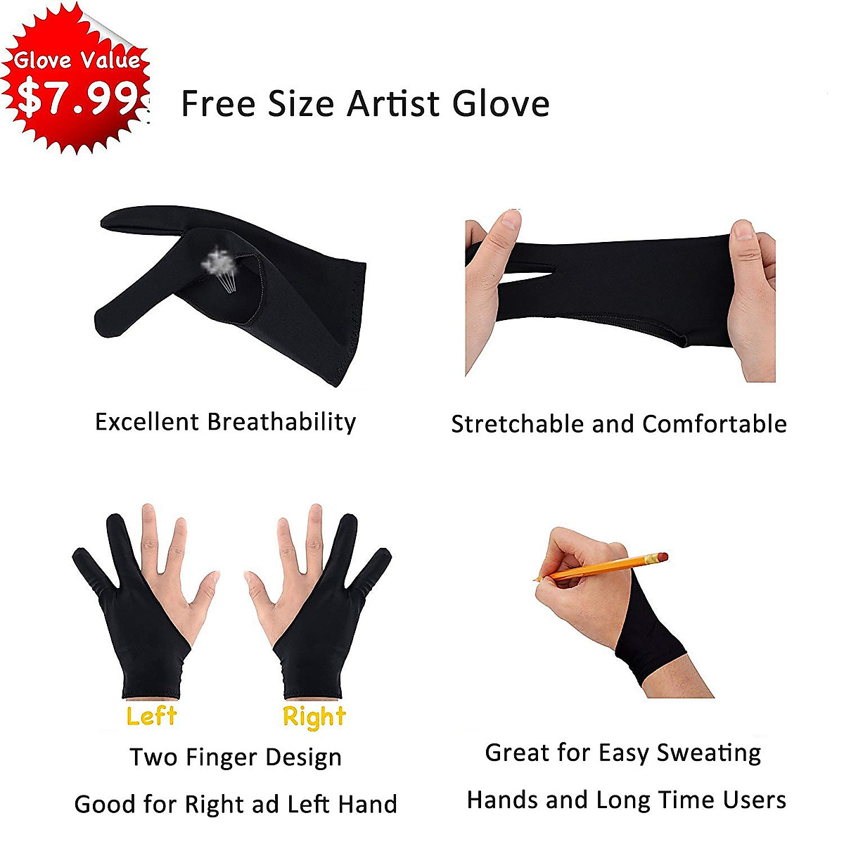 Portable Drawing Tablet Monitor Carrying Bag Case Protective Sleeve for Huion KAMVAS Pro 13 GT-133,GT-116, Huion Q11K V2, Wacom Cintiq 13HD, Xp-Pen Artist12 (Space Gray)