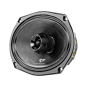 BLACK DIAMOND DIA-XT69 6 x 9 Inches Car Audio Mid-Range Loudspeaker with Built-in Bullet Tweeter 4-Ohm 550 Watts (1 Speaker)