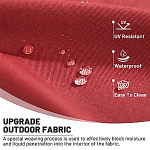 BayHomes Bench Cushion for Outdoor Indoor Furniture,Waterproof Window seat Cushions Indoor with Non-Slip Bottom,Tufted Design Patio Bench Cushion,Piano Bench Cushion