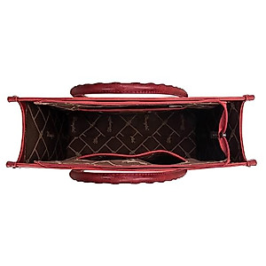 Wrangler Large Tote Bag for Women Western Purses for women Top Handle Handbgas for women Suede Purse Leopard Print Shoulder Bag WG83G-8317RD