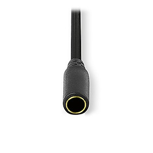 ReTrak Retractable Headphone Splitter, Black (ETCABLESPLBLK)