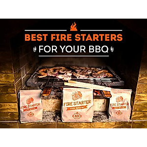 Zorestar Fire Starters Kit for Campfires - Firewood Starter for Outdoor Fire Pit - Chimney/BBQ Charcoal Starter - Camping Fire Starter Accessories - Eco Firelighters for Indoor and Outdoor Use