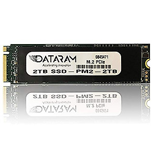Dataram Internal SSD, PCIe NVMe M.2 2280 Solid State Drive, PCIe Gen3 8Gb/s (2TB)