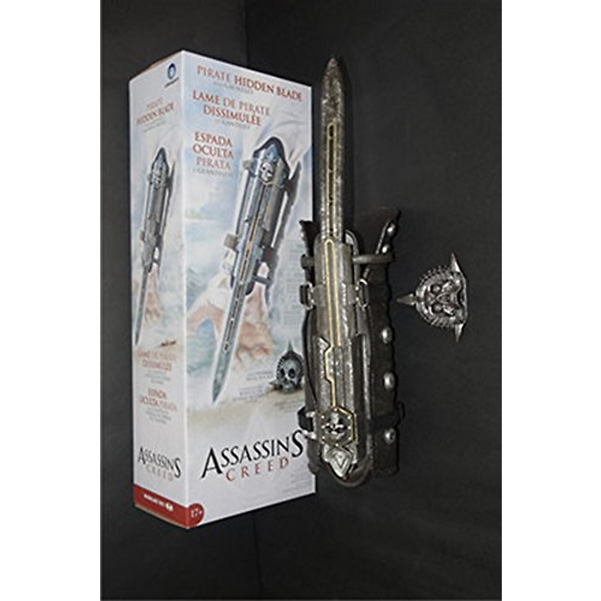 Good Value Assassin's Creed: Black Flag 4 Edward Kenway Hidden Rubber Blade Cosplay Weapons Props 1:1 Sleeves Sword