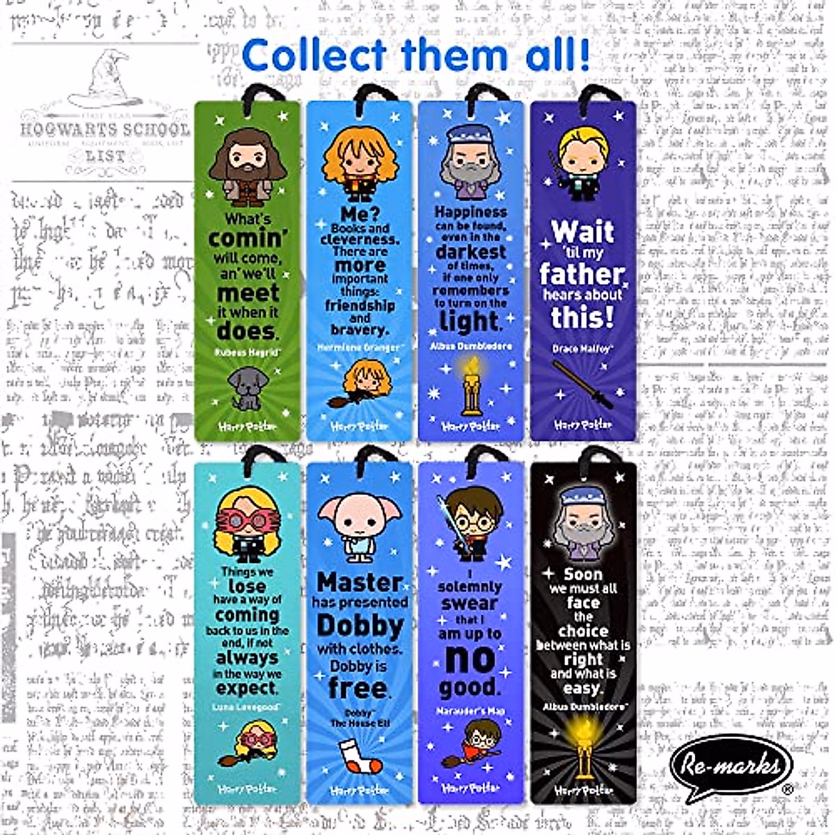 Re-marks “Harry Potter” Harry, Hermione, Luna, and Draco Quotemarks, Pack of 4