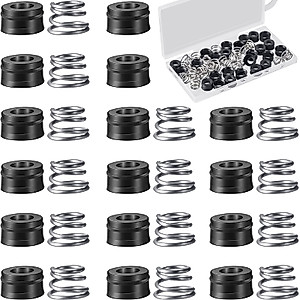 RP4993 Replacement Seats and Springs Faucet Repair Kit RP4993 Seats and Springs Compatible with Faucet Rod Replacement, Black (36 Pairs)
