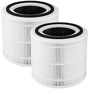 Breshair True HEPA Replacement Filter 14 Compatible with Puro 240 Air Purifier, 3-in-1 Filtration System 240 HP-14 Filter with Activated Carbon Filter, 2-Pack